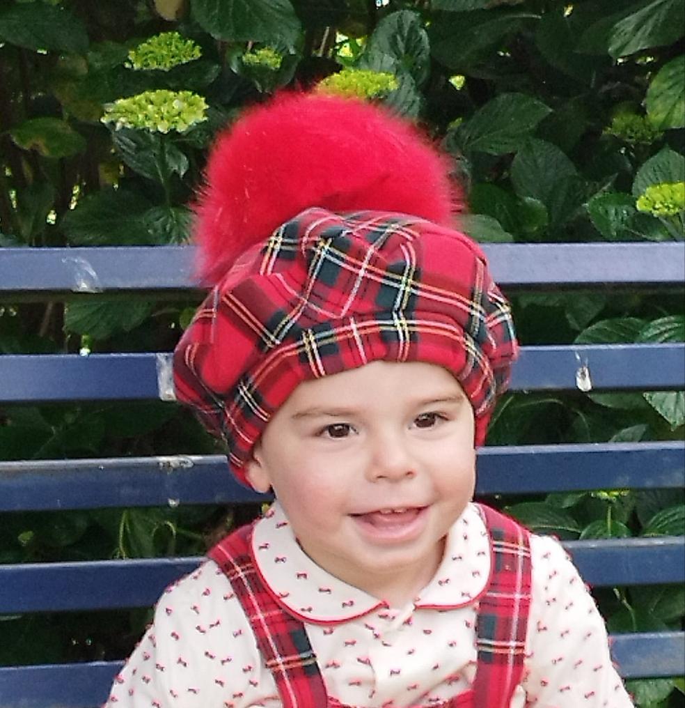 Sonata Infantil Spanish Boys/Girls Red Tartan Beret - MADE TO ORDER ...